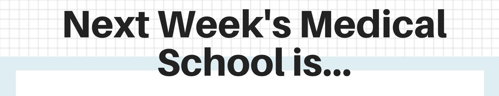 Welcome To The Virtual Medicine Open Day! – Life of a Medic